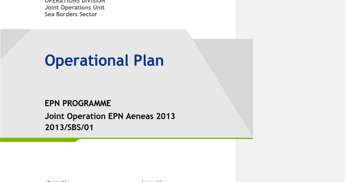 Oplan JO EPN Aeneas 2013 simple PDF.pdf - FragDenStaat