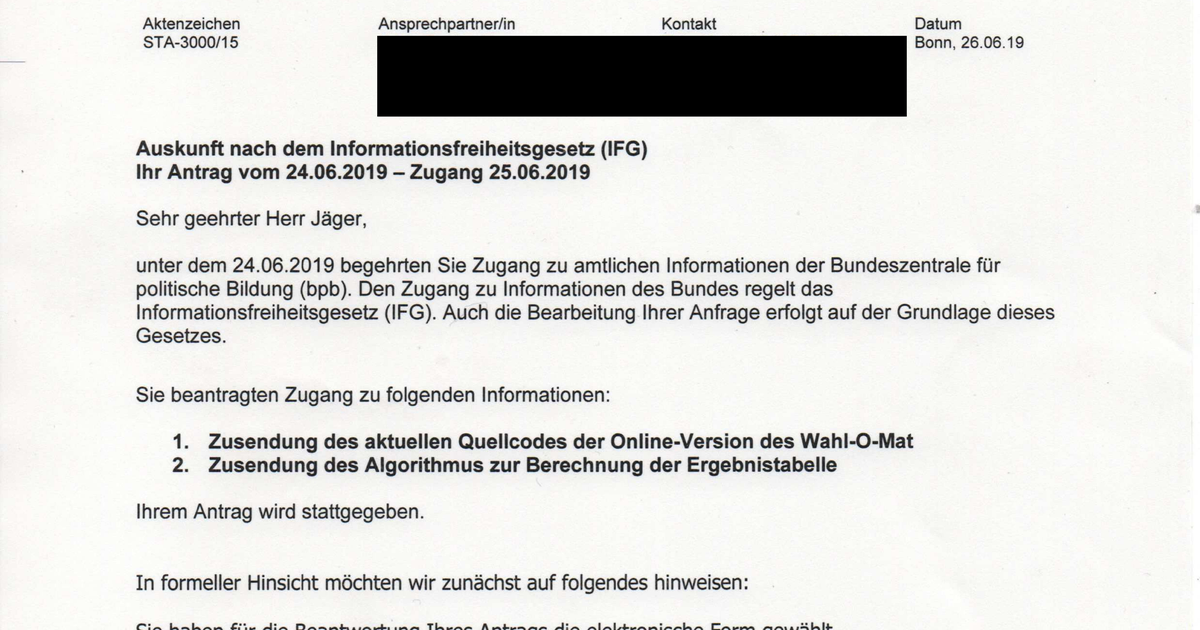 auskunft-nach-dem-informationsfreiheitsgesetz_geschwaerzt.pdf - FragDenStaat