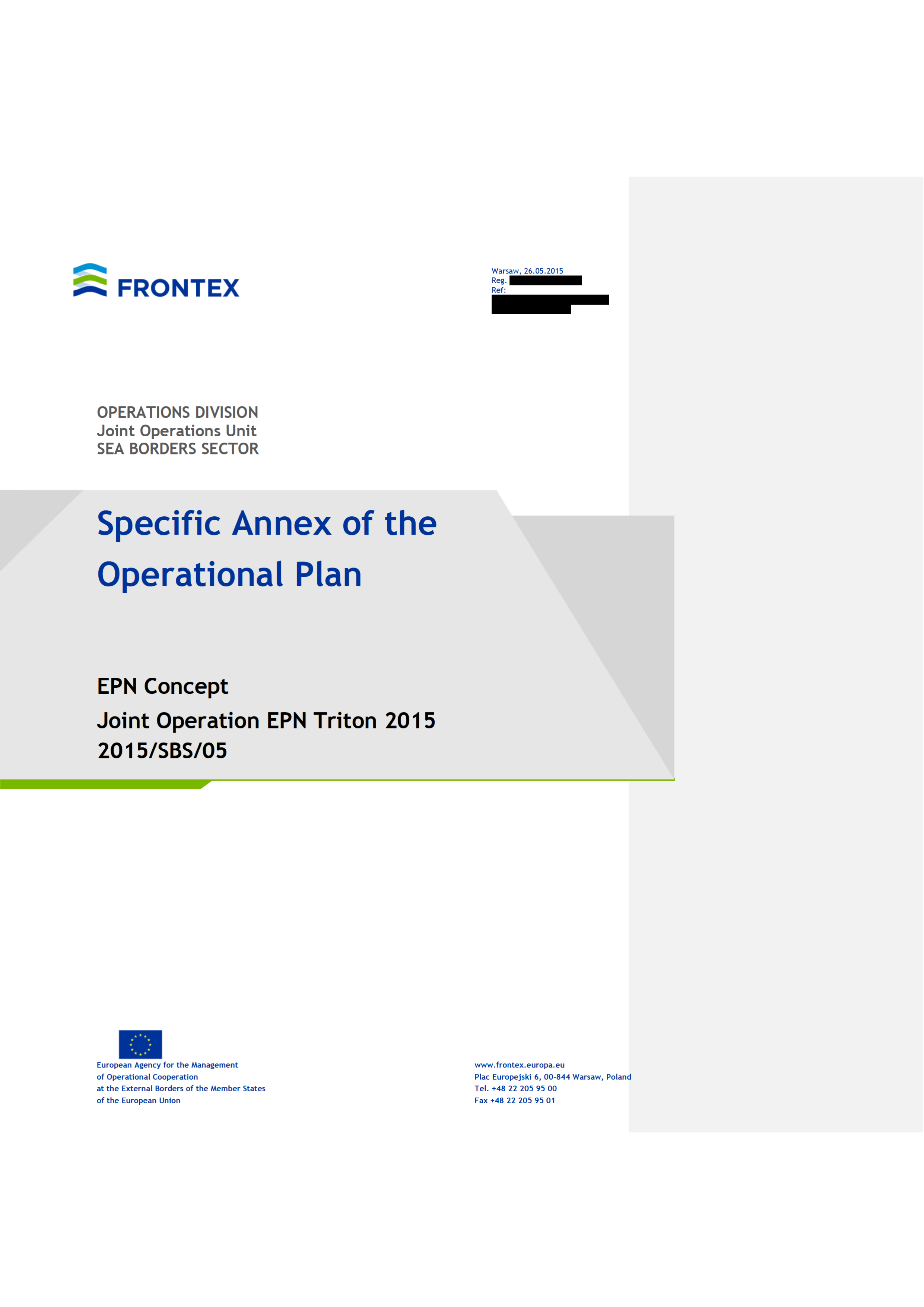 Triton 2015 OPLAN Annexes pdf.pdf - FragDenStaat