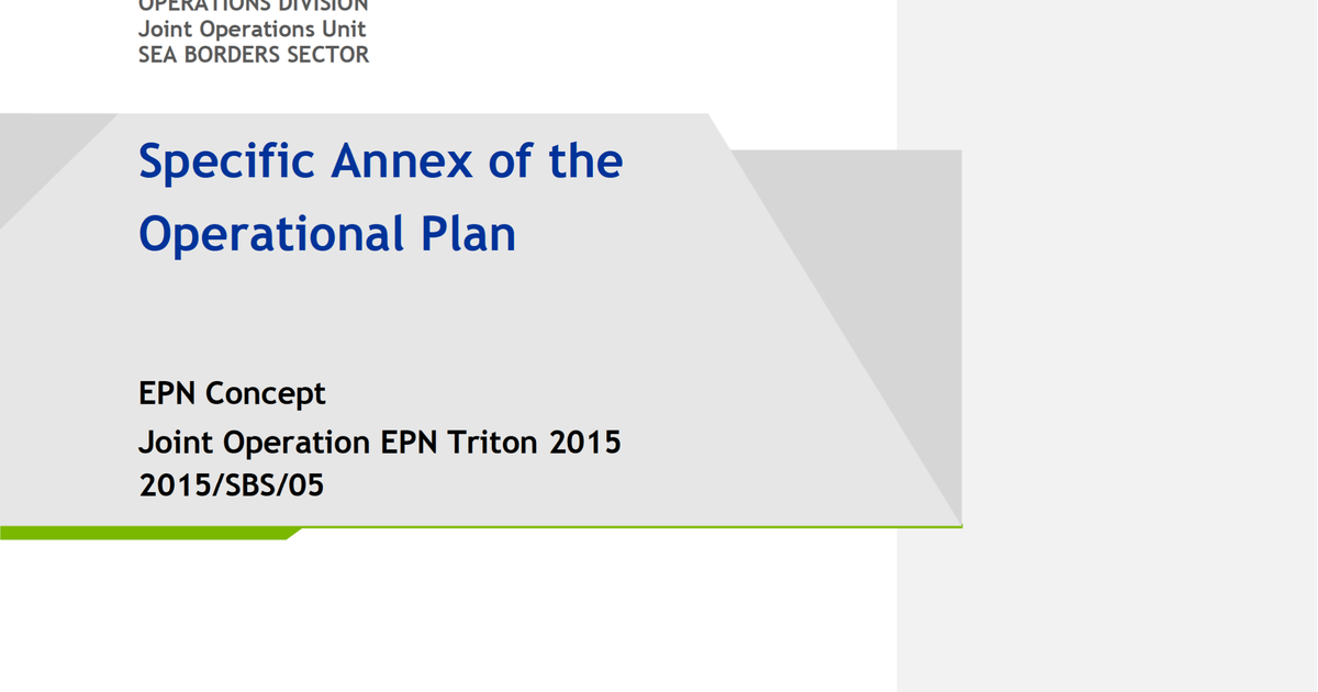 Triton 2015 OPLAN Annexes pdf.pdf - FragDenStaat