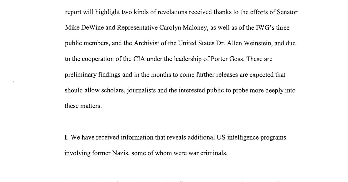 New Information on Cold War CIA Stay-Behind Operations in Germany and ...