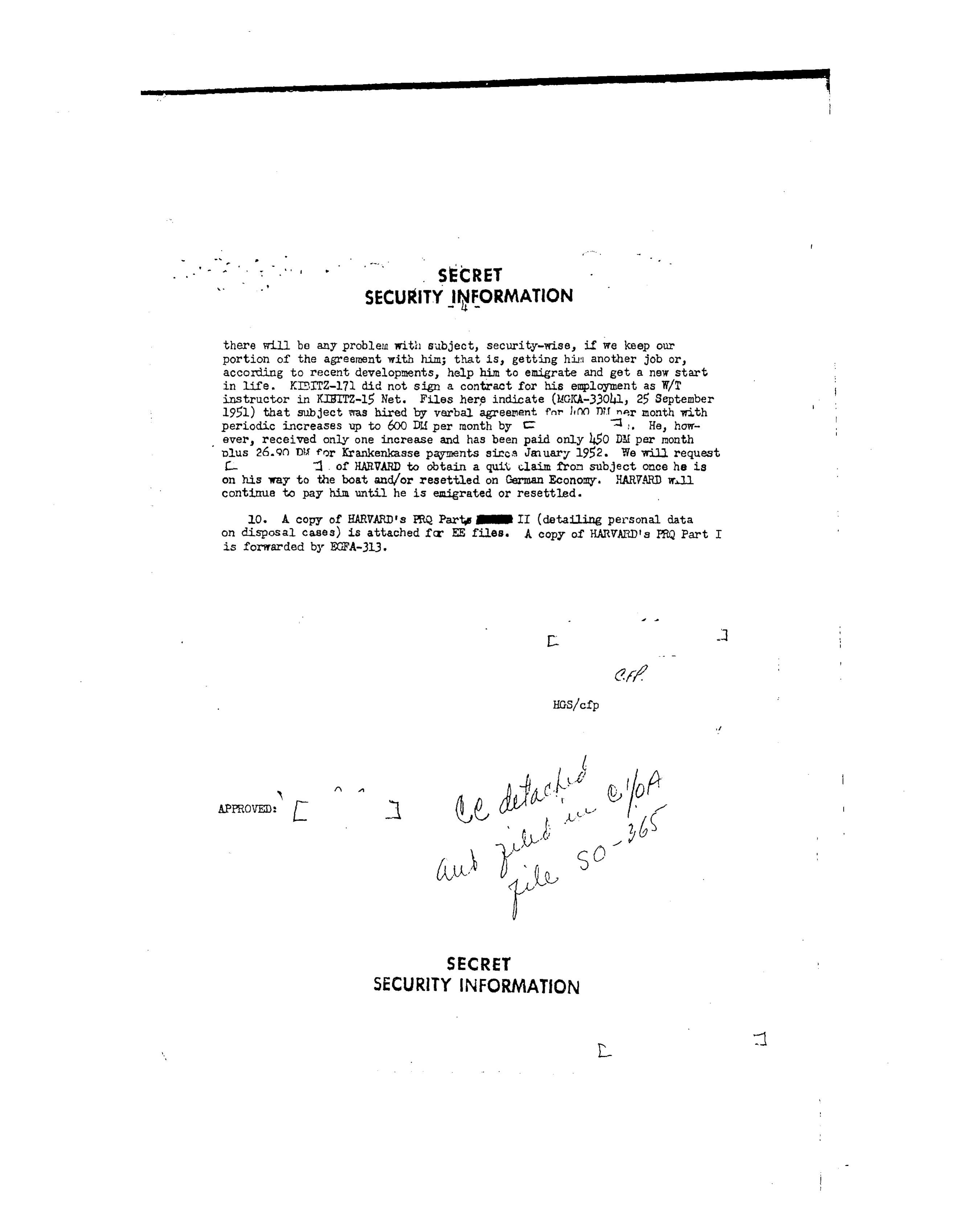 New Information on Cold War CIA Stay-Behind Operations in Germany and ...