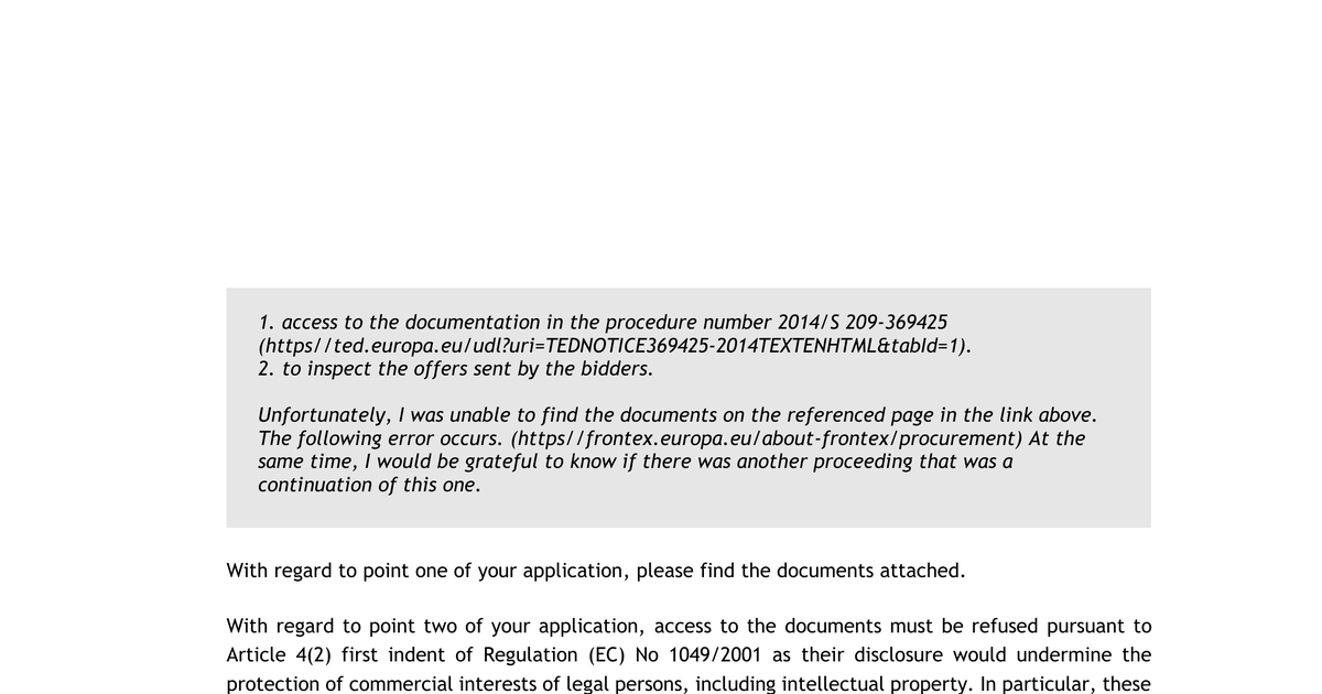 PAD Partial refusal - plus 15 days - FragDenStaat