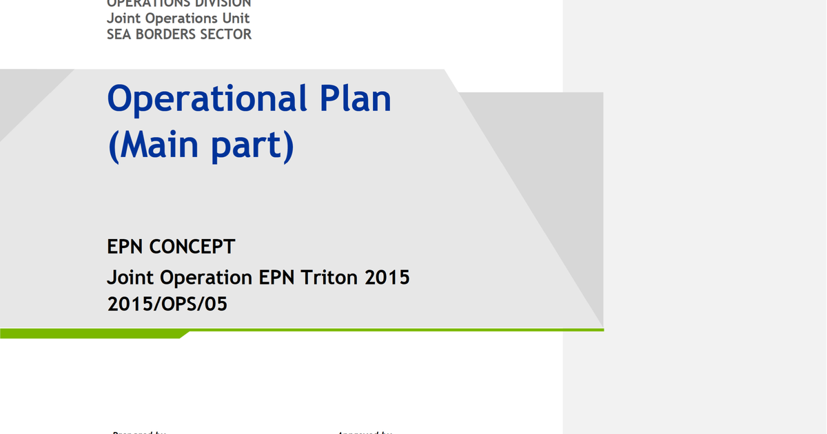 PAD Triton 2015 OPLAN Main part pdf.pdf - FragDenStaat
