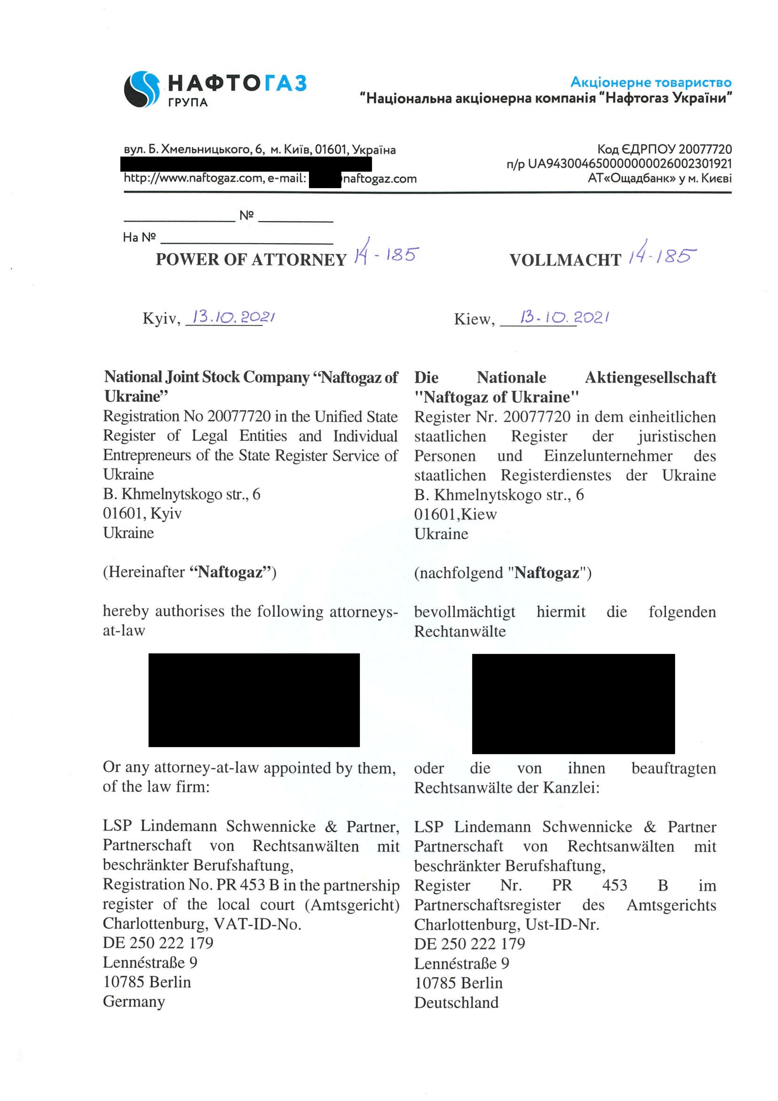 anlage-1a-vollmacht-lsp-lindemann-schwennicke-partner-geschwarzt - FragDenStaat