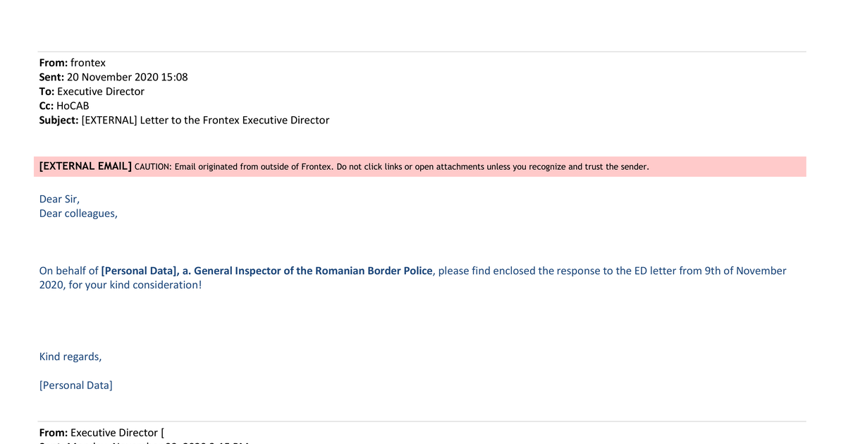 Microsoft Outlook - Memo Style - FragDenStaat